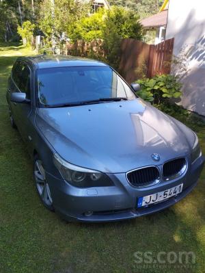 Grey BMW 525 2005 in Daugavpils, with an engine capacity of 2.50 L and mileage of 415 thousand km for 2500 €, photo  on AUTOMOTO.COM.LV