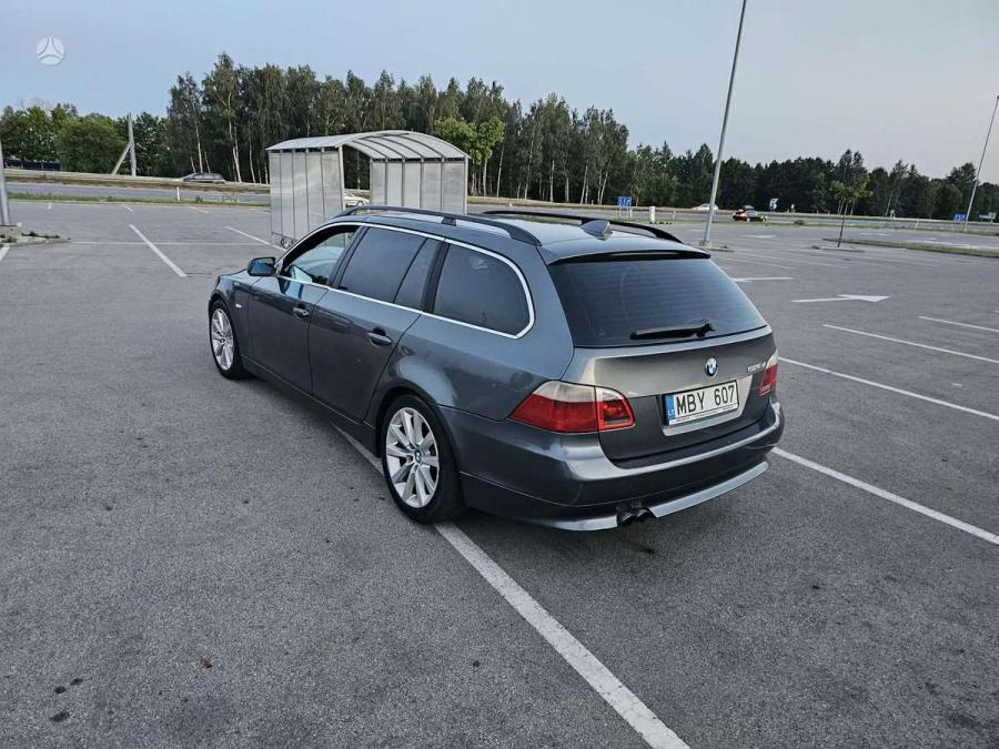 Pelēks BMW 525 2005 Kauņa, ar dzinēja tilpumu 2.50 L un nobraukumu 371 tūkst. km par 1850 €, foto 5 vietnē AUTOMOTO.COM.LV