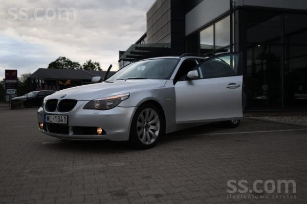 Pelēks BMW 525 2005 Dobele, ar dzinēja tilpumu 2.50 L un nobraukumu 350 tūkst. km par 2950 €, foto 1 vietnē AUTOMOTO.COM.LV