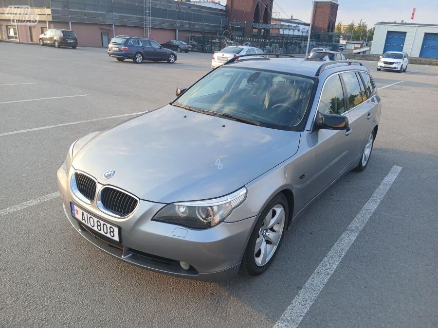 Pelēks BMW 525 2005 Šauļi, ar dzinēja tilpumu 2.50 L un nobraukumu 409 tūkst. km par 2100 €, foto 3 vietnē AUTOMOTO.COM.LV
