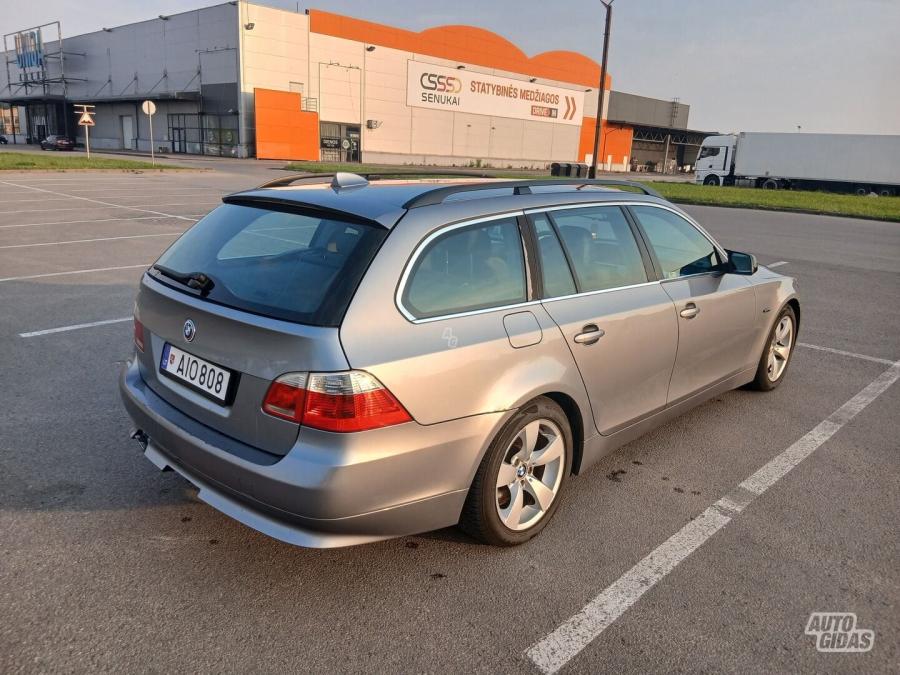 Pelēks BMW 525 2005 Šauļi, ar dzinēja tilpumu 2.50 L un nobraukumu 409 tūkst. km par 2100 €, foto 6 vietnē AUTOMOTO.COM.LV