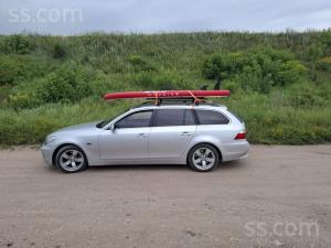 Pelēks BMW 525 2005 Daugavpils, ar dzinēja tilpumu 2.50 L un nobraukumu 350 tūkst. km par 3500 €, foto  vietnē AUTOMOTO.COM.LV