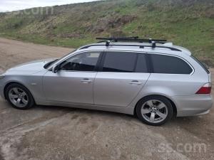 Pelēks BMW 525 2005 Daugavpils, ar dzinēja tilpumu 2.50 L un nobraukumu 350 tūkst. km par 3500 €, foto 6 vietnē AUTOMOTO.COM.LV