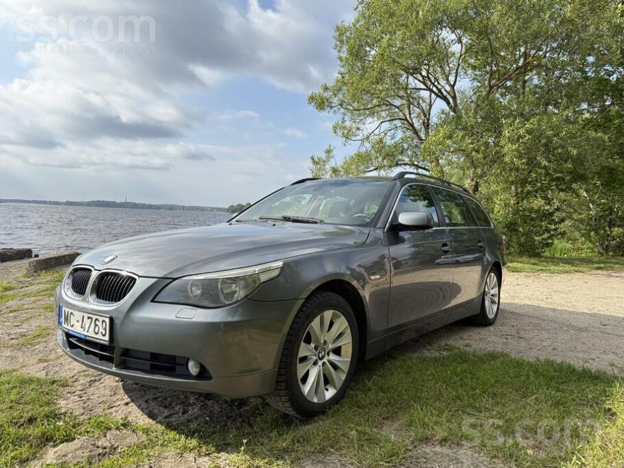 Pelēks BMW 525 2005 Ogre, ar dzinēja tilpumu 2.50 L un nobraukumu 307 tūkst. km par 2500 €, foto 1 vietnē AUTOMOTO.COM.LV