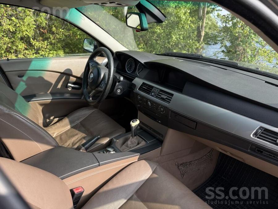Pelēks BMW 525 2005 Ogre, ar dzinēja tilpumu 2.50 L un nobraukumu 307 tūkst. km par 2500 €, foto 6 vietnē AUTOMOTO.COM.LV