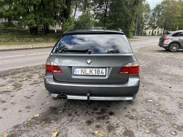 Grey BMW 525 2005 in Vilnius, with an engine capacity of 2.50 L and mileage of 442 thousand km for 2900 €, photo 7 on AUTOMOTO.COM.LV