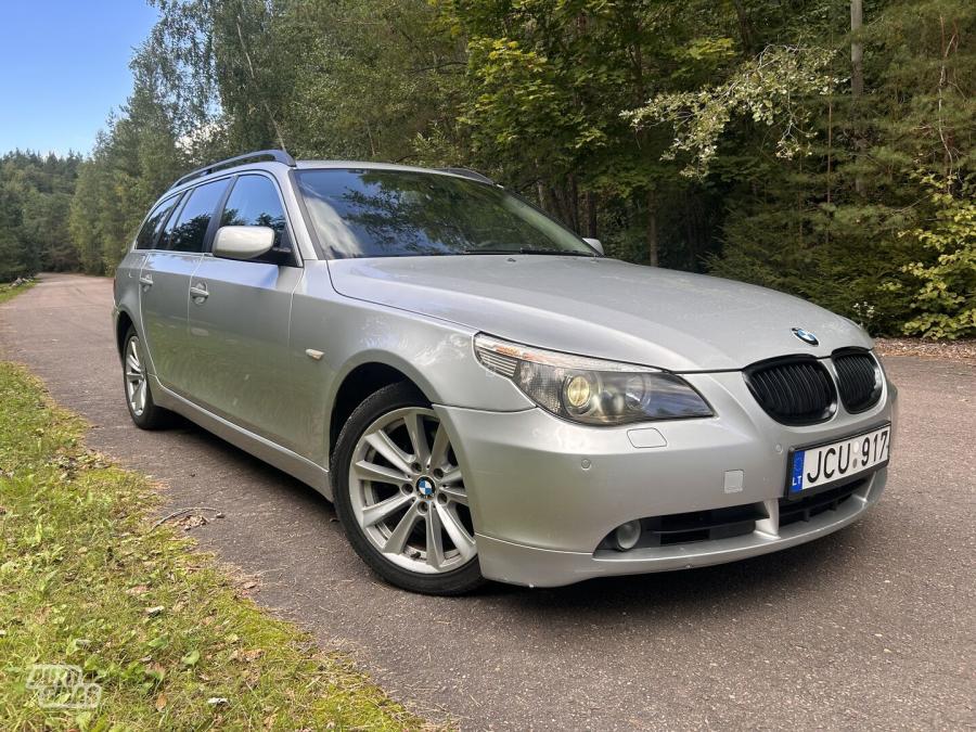 Grey BMW 525 2005 in Kaunas, with an engine capacity of 2.50 L and mileage of 407 thousand km for 2690 €, photo 3 on AUTOMOTO.COM.LV
