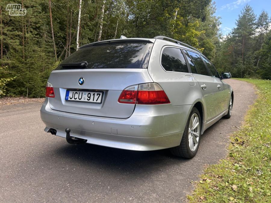 Grey BMW 525 2005 in Kaunas, with an engine capacity of 2.50 L and mileage of 407 thousand km for 2690 €, photo 5 on AUTOMOTO.COM.LV