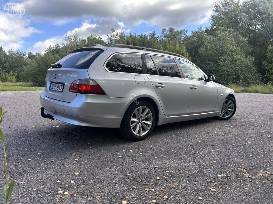 Grey BMW 525 2005 in Kaunas, with an engine capacity of 2.50 L and mileage of 407 thousand km for 2690 €, photo 6 on AUTOMOTO.COM.LV