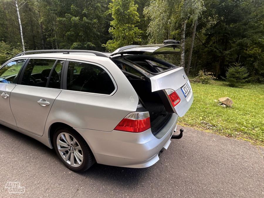 Grey BMW 525 2005 in Kaunas, with an engine capacity of 2.50 L and mileage of 407 thousand km for 2690 €, photo 10 on AUTOMOTO.COM.LV
