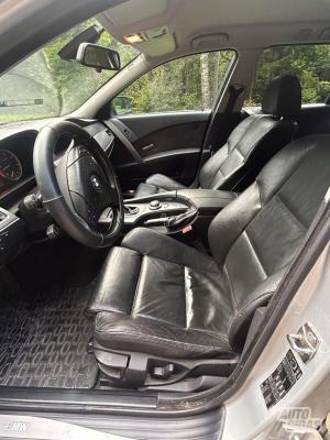 Grey BMW 525 2005 in Kaunas, with an engine capacity of 2.50 L and mileage of 407 thousand km for 2690 €, photo 13 on AUTOMOTO.COM.LV
