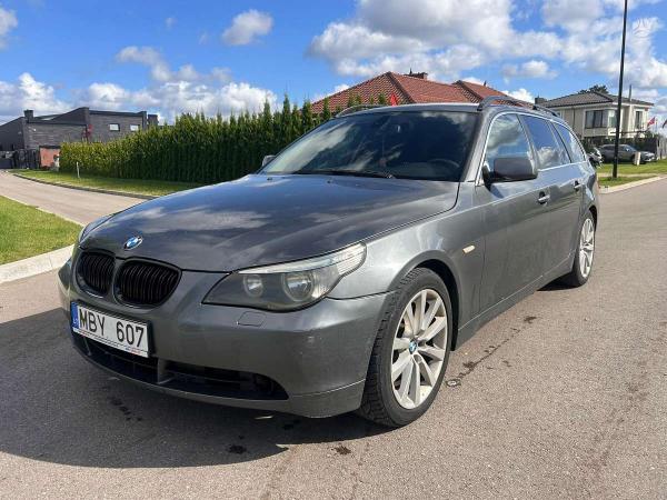 Pelēks BMW 525 2005 Viļņa, ar dzinēja tilpumu 2.50 L un nobraukumu 380 tūkst. km par 1900 €, foto 1 vietnē AUTOMOTO.COM.LV