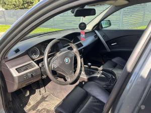 Grey BMW 525 2005 in Vilnius, with an engine capacity of 2.50 L and mileage of 380 thousand km for 1900 €, photo 8 on AUTOMOTO.COM.LV