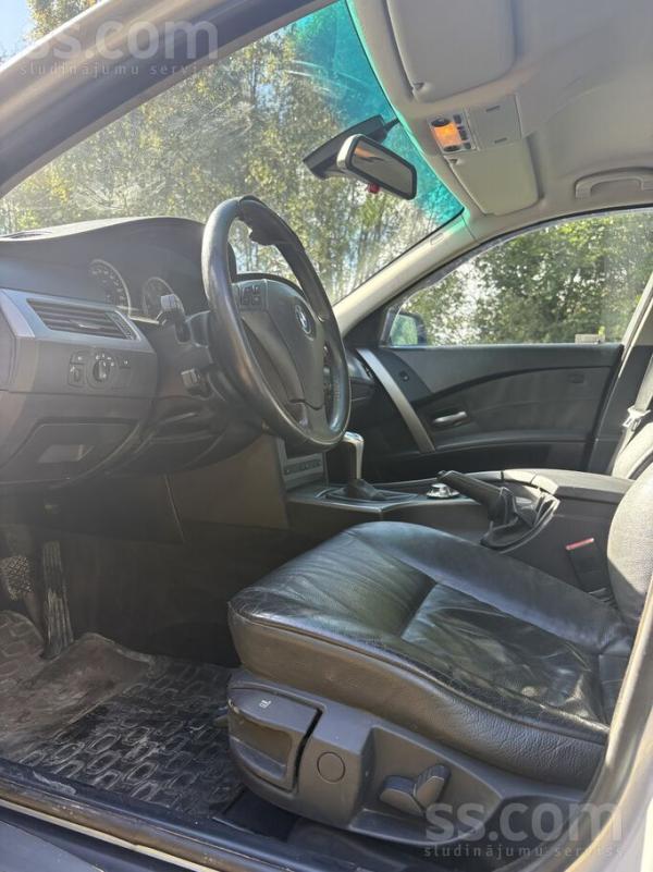 Pelēks BMW 525 2005 Rēzekne, ar dzinēja tilpumu 2.50 L un nobraukumu 277 tūkst. km par 2100 €, foto 6 vietnē AUTOMOTO.COM.LV