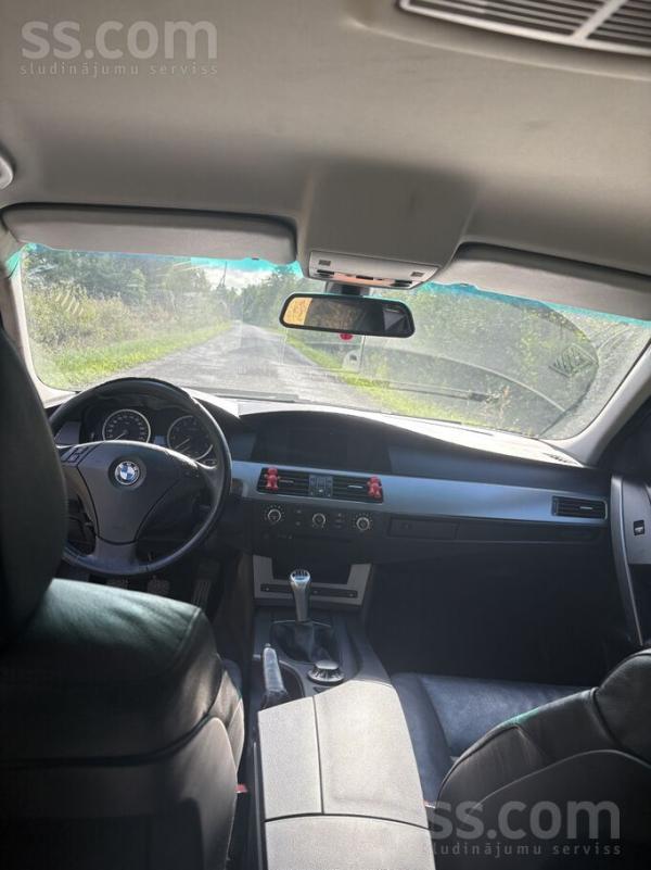 Pelēks BMW 525 2005 Rēzekne, ar dzinēja tilpumu 2.50 L un nobraukumu 277 tūkst. km par 2100 €, foto 7 vietnē AUTOMOTO.COM.LV