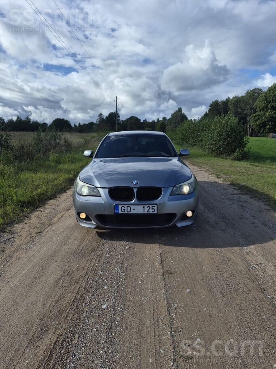 Pelēks BMW 525 2005 Tukums, ar dzinēja tilpumu 2.50 L un nobraukumu 373 tūkst. km par 3200 €, foto 3 vietnē AUTOMOTO.COM.LV