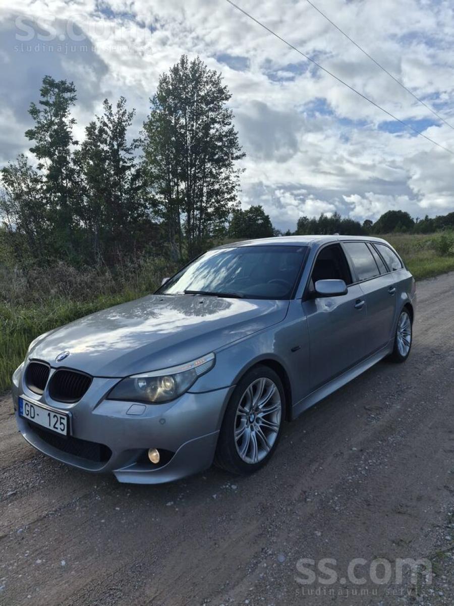 Pelēks BMW 525 2005 Tukums, ar dzinēja tilpumu 2.50 L un nobraukumu 373 tūkst. km par 3200 €, foto 4 vietnē AUTOMOTO.COM.LV