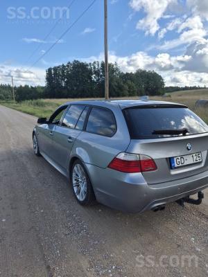 Pelēks BMW 525 2005 Tukums, ar dzinēja tilpumu 2.50 L un nobraukumu 373 tūkst. km par 3200 €, foto 6 vietnē AUTOMOTO.COM.LV