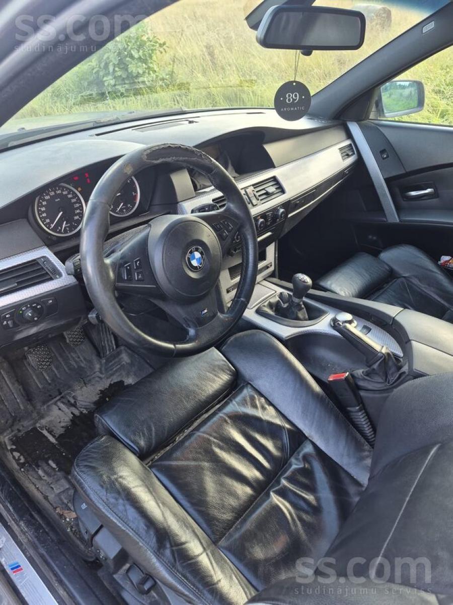 Pelēks BMW 525 2005 Tukums, ar dzinēja tilpumu 2.50 L un nobraukumu 373 tūkst. km par 3200 €, foto 8 vietnē AUTOMOTO.COM.LV