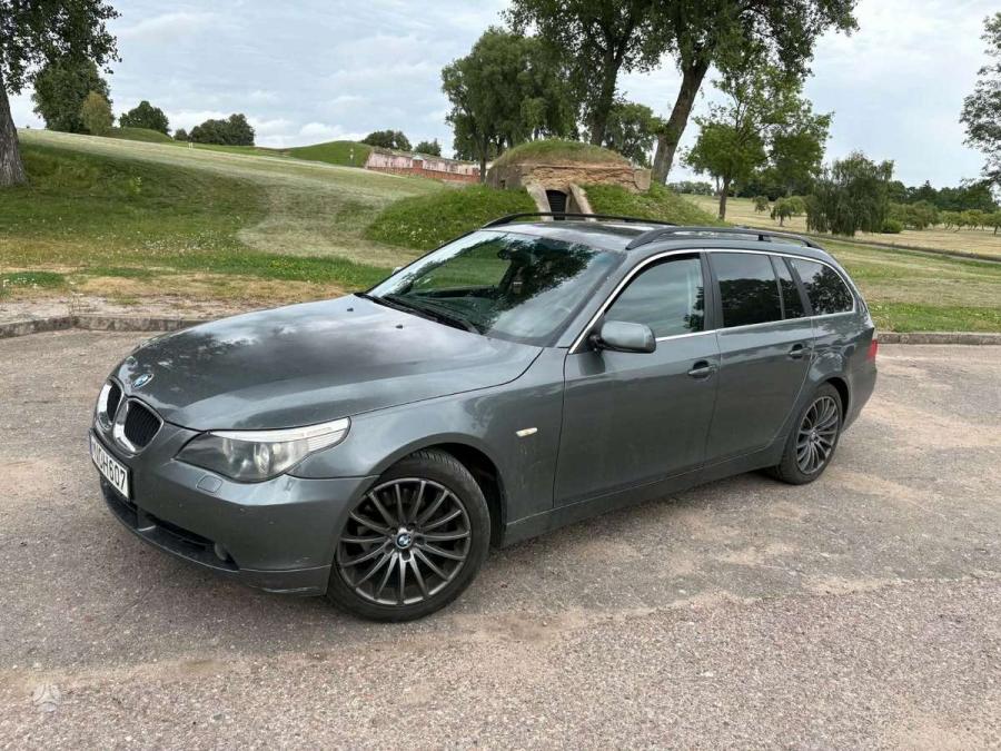 Pelēks BMW 525 2005 Kauņa, ar dzinēja tilpumu 2.50 L un nobraukumu 400 tūkst. km par 2250 €, foto 3 vietnē AUTOMOTO.COM.LV