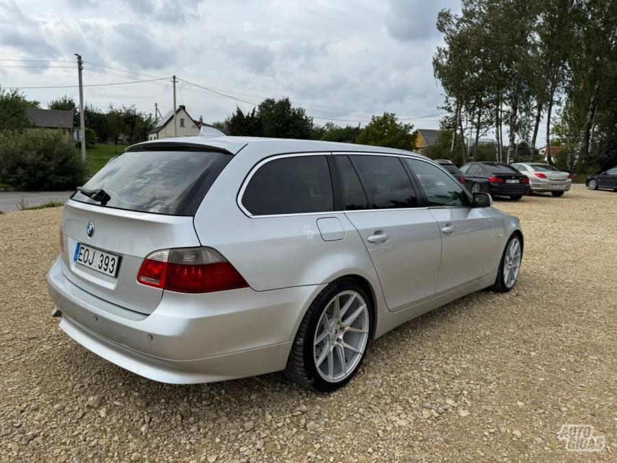 Grey BMW 525 2005 in Kaunas, with an engine capacity of 2.50 L and mileage of 0 thousand km for 2850 €, photo 5 on AUTOMOTO.COM.LV