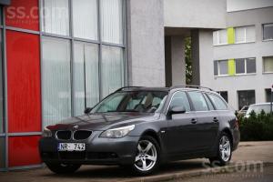 Pelēks BMW 525 2005 Rīga, ar dzinēja tilpumu 2.50 L un nobraukumu 330 tūkst. km par 2795 €, foto  vietnē AUTOMOTO.COM.LV