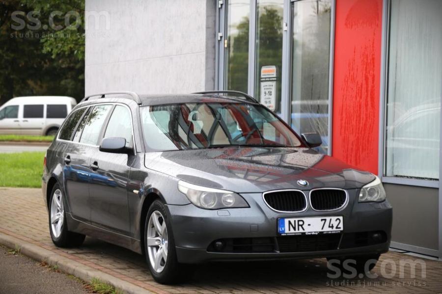 Pelēks BMW 525 2005 Rīga, ar dzinēja tilpumu 2.50 L un nobraukumu 330 tūkst. km par 2795 €, foto 5 vietnē AUTOMOTO.COM.LV