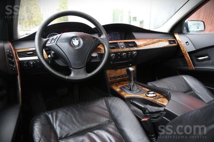 Pelēks BMW 525 2005 Rīga, ar dzinēja tilpumu 2.50 L un nobraukumu 330 tūkst. km par 2795 €, foto 9 vietnē AUTOMOTO.COM.LV