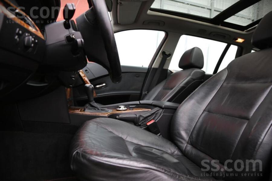 Pelēks BMW 525 2005 Rīga, ar dzinēja tilpumu 2.50 L un nobraukumu 330 tūkst. km par 2795 €, foto 13 vietnē AUTOMOTO.COM.LV