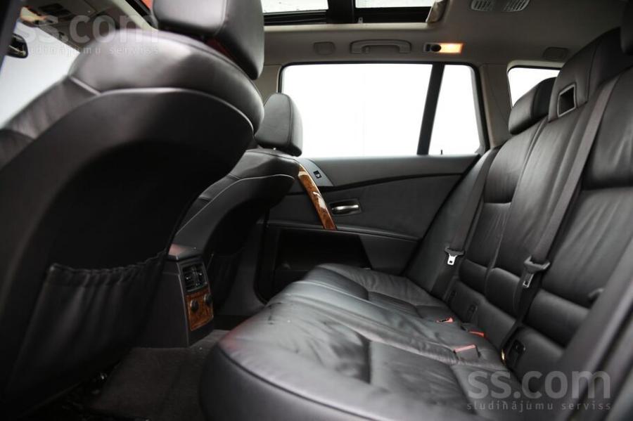 Pelēks BMW 525 2005 Rīga, ar dzinēja tilpumu 2.50 L un nobraukumu 330 tūkst. km par 2795 €, foto 15 vietnē AUTOMOTO.COM.LV