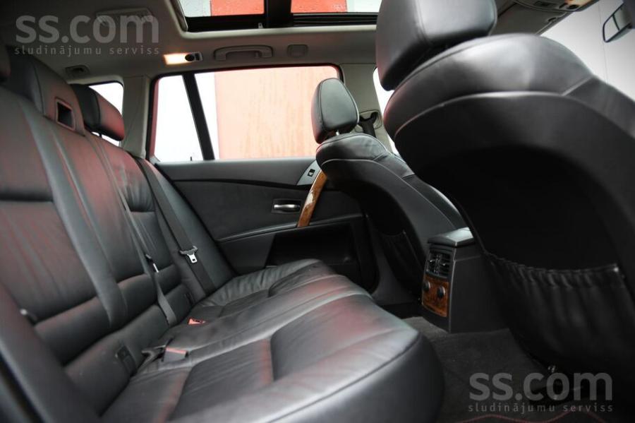 Pelēks BMW 525 2005 Rīga, ar dzinēja tilpumu 2.50 L un nobraukumu 330 tūkst. km par 2795 €, foto 16 vietnē AUTOMOTO.COM.LV