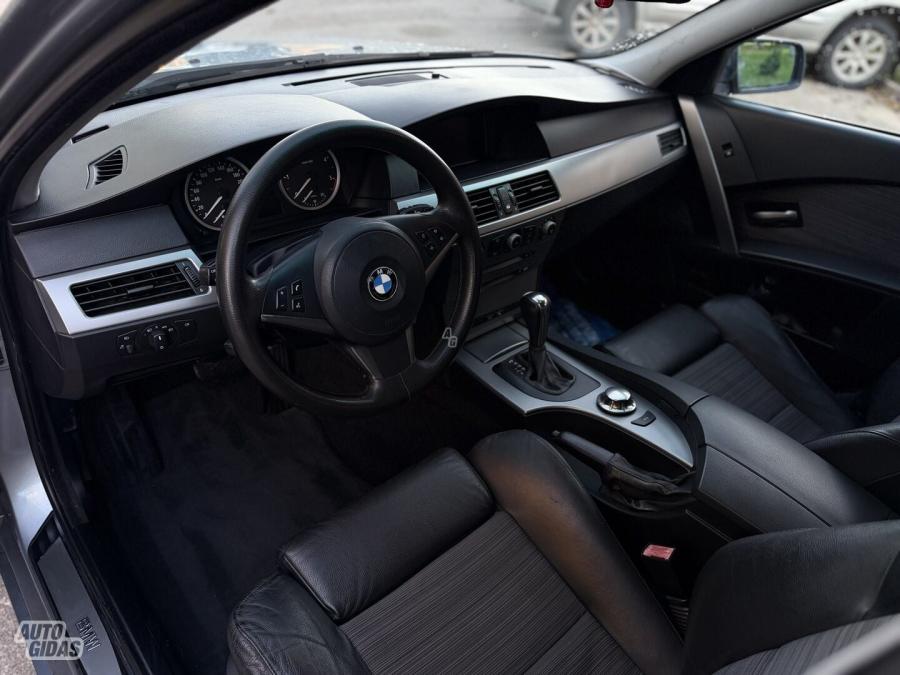 Pelēks BMW 525 2005 Rokiškis, ar dzinēja tilpumu 2.50 L un nobraukumu 339 tūkst. km par 2450 €, foto 21 vietnē AUTOMOTO.COM.LV