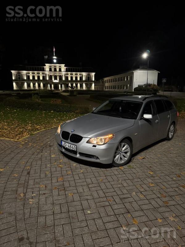 Pelēks BMW 525 2005 Valmiera, ar dzinēja tilpumu 2.50 L un nobraukumu 365 tūkst. km par 4500 €, foto 1 vietnē AUTOMOTO.COM.LV