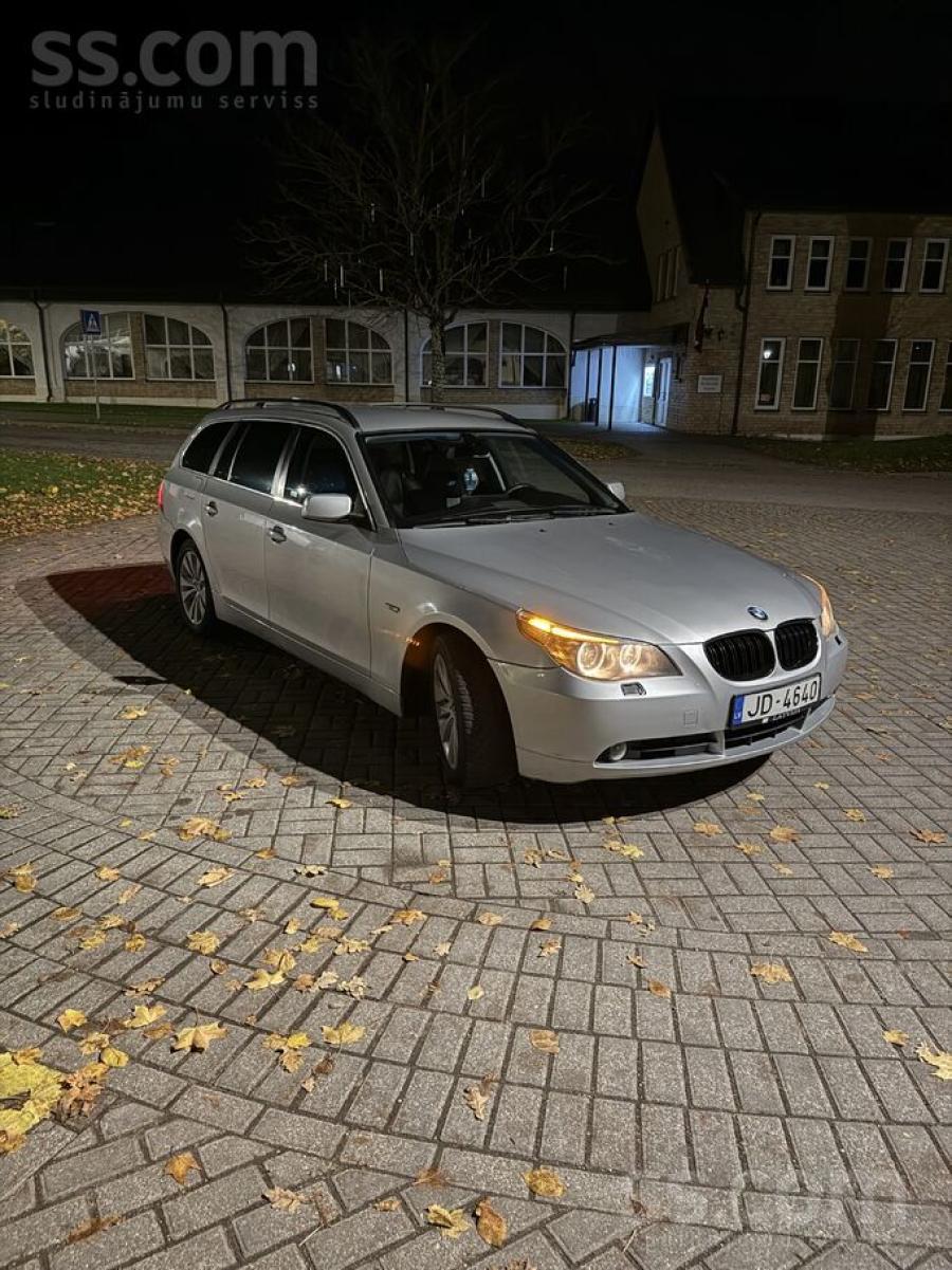 Pelēks BMW 525 2005 Valmiera, ar dzinēja tilpumu 2.50 L un nobraukumu 365 tūkst. km par 4500 €, foto 3 vietnē AUTOMOTO.COM.LV