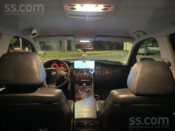 Pelēks BMW 525 2005 Valmiera, ar dzinēja tilpumu 2.50 L un nobraukumu 365 tūkst. km par 4500 €, foto 7 vietnē AUTOMOTO.COM.LV