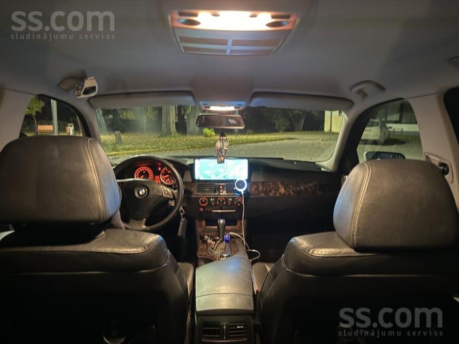 Pelēks BMW 525 2005 Valmiera, ar dzinēja tilpumu 2.50 L un nobraukumu 365 tūkst. km par 4500 €, foto 7 vietnē AUTOMOTO.COM.LV