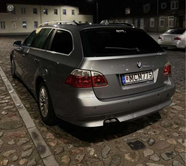Pelēks BMW 525 2006 Šauļi, ar dzinēja tilpumu 2.50 L un nobraukumu 297 tūkst. km par 2350 €, foto 3 vietnē AUTOMOTO.COM.LV