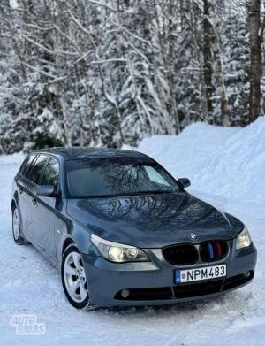 Grey BMW 525 2006 in Siauliai, with an engine capacity of 2.50 L and mileage of 390 thousand km for 2450 €, photo  on AUTOMOTO.COM.LV