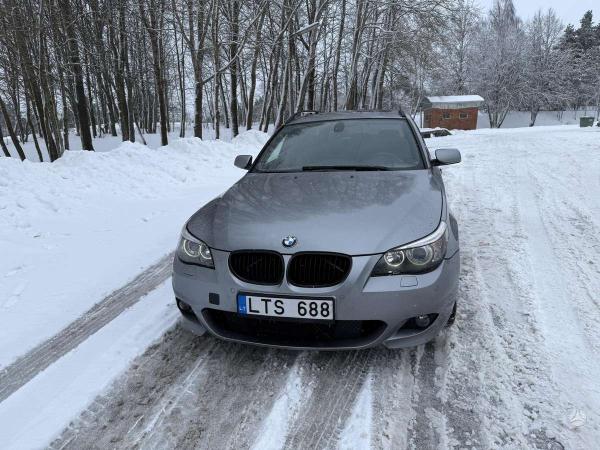 Grey BMW 525 2006 in Svencionys, with an engine capacity of 2.50 L and mileage of 381 thousand km for 3250 €, photo 1 on AUTOMOTO.COM.LV