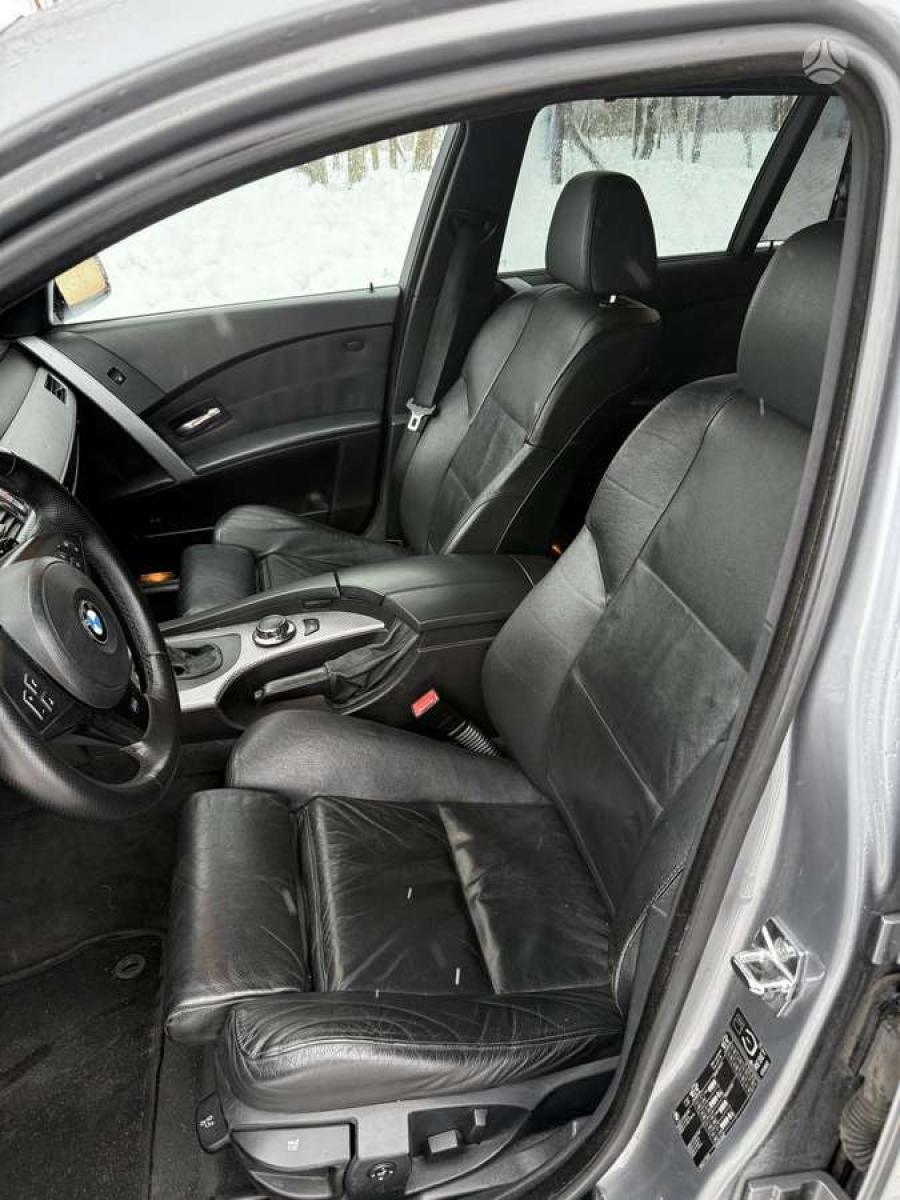Pelēks BMW 525 2006 Švenčionys, ar dzinēja tilpumu 2.50 L un nobraukumu 381 tūkst. km par 3250 €, foto 17 vietnē AUTOMOTO.COM.LV