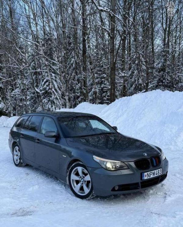 Grey BMW 525 2006 in Siauliai, with an engine capacity of 2.50 L and mileage of 390 thousand km for 2450 €, photo 2 on AUTOMOTO.COM.LV