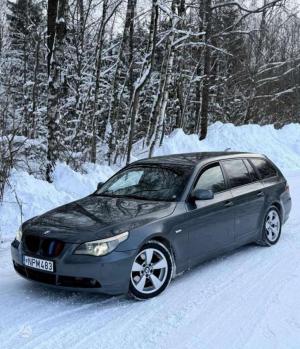 Pelēks BMW 525 2006 Šauļi, ar dzinēja tilpumu 2.50 L un nobraukumu 390 tūkst. km par 2450 €, foto 5 vietnē AUTOMOTO.COM.LV