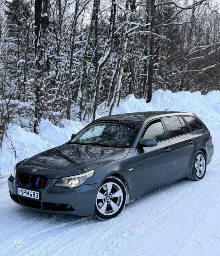 Pelēks BMW 525 2006 Šauļi, ar dzinēja tilpumu 2.50 L un nobraukumu 390 tūkst. km par 2450 €, foto 5 vietnē AUTOMOTO.COM.LV
