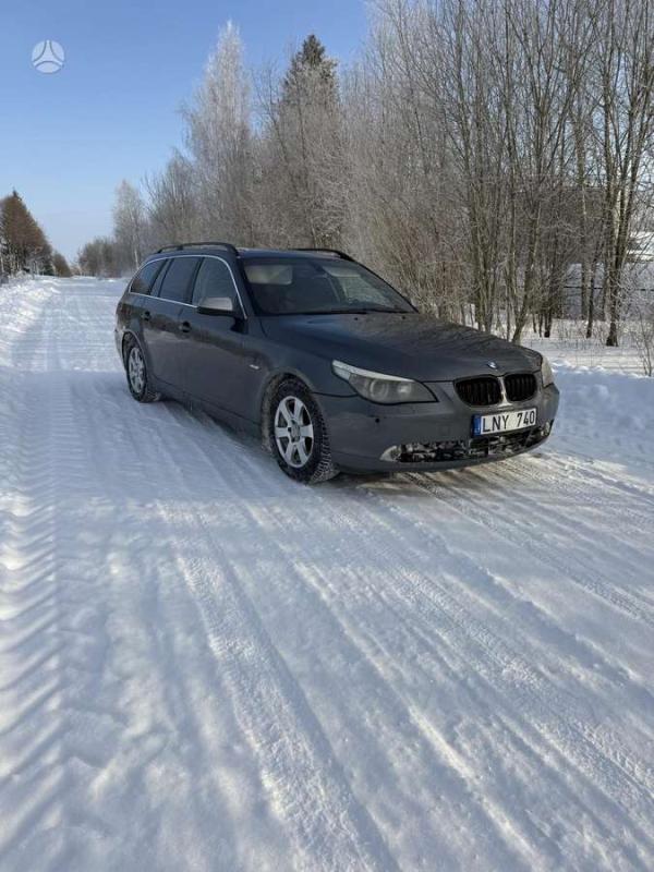 Pelēks BMW 525 2006 Viļņa, ar dzinēja tilpumu 2.50 L un nobraukumu 440 tūkst. km par 1450 €, foto 2 vietnē AUTOMOTO.COM.LV