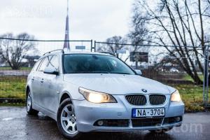 Grey BMW 525 2006 in Riga, with an engine capacity of 2.50 L and mileage of 301 thousand km for 3890 €, photo 2 on AUTOMOTO.COM.LV
