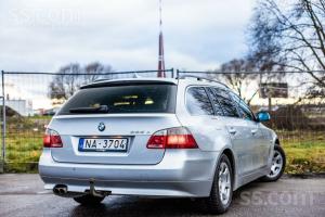 Grey BMW 525 2006 in Riga, with an engine capacity of 2.50 L and mileage of 301 thousand km for 3890 €, photo 7 on AUTOMOTO.COM.LV