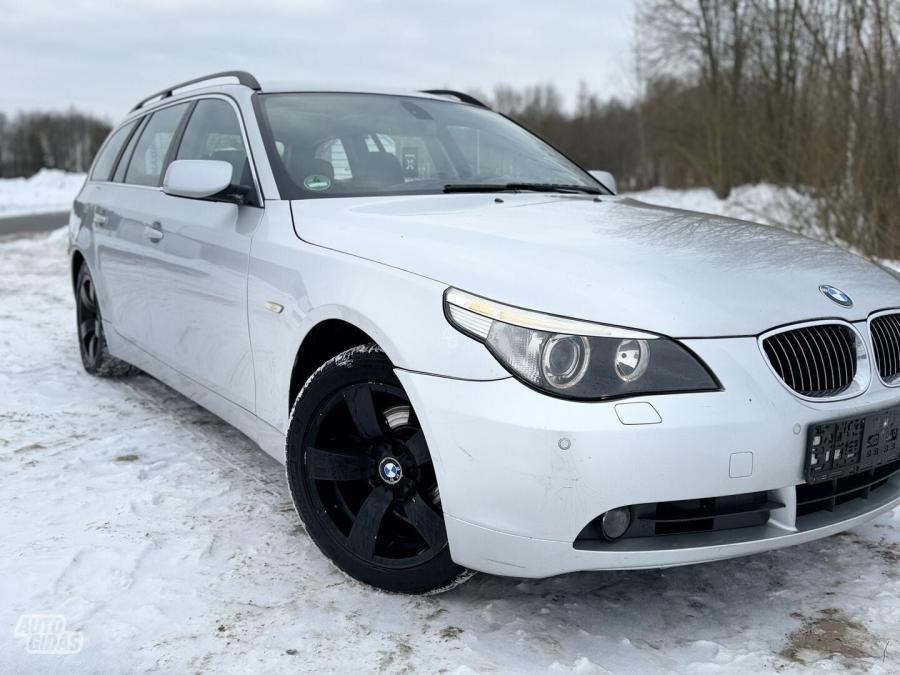 Grey BMW 525 2006 in Kaunas, with an engine capacity of 2.50 L and mileage of 260 thousand km for 3200 €, photo 1 on AUTOMOTO.COM.LV