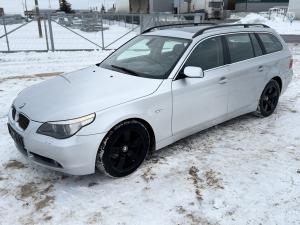 Grey BMW 525 2006 in Kaunas, with an engine capacity of 2.50 L and mileage of 260 thousand km for 3200 €, photo 11 on AUTOMOTO.COM.LV