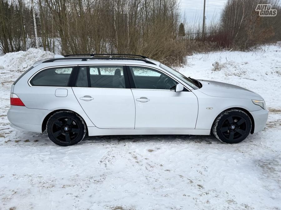 Grey BMW 525 2006 in Kaunas, with an engine capacity of 2.50 L and mileage of 260 thousand km for 3200 €, photo 12 on AUTOMOTO.COM.LV