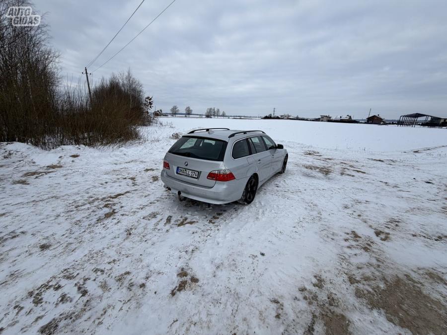Grey BMW 525 2006 in Kaunas, with an engine capacity of 2.50 L and mileage of 260 thousand km for 3200 €, photo 19 on AUTOMOTO.COM.LV